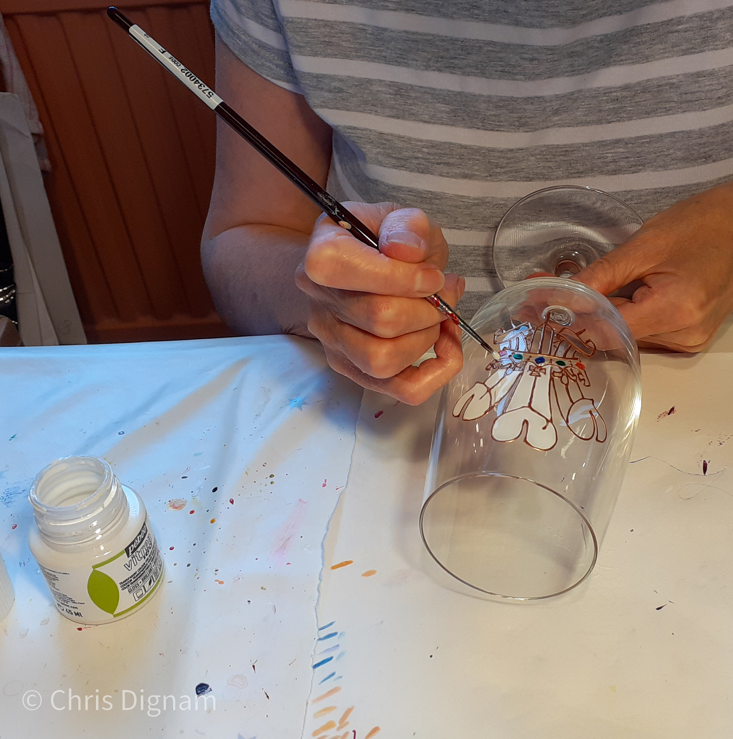 Welsh Chutney,Welsh Jam,Welsh Glass,Glass with dogs on,greyhounds